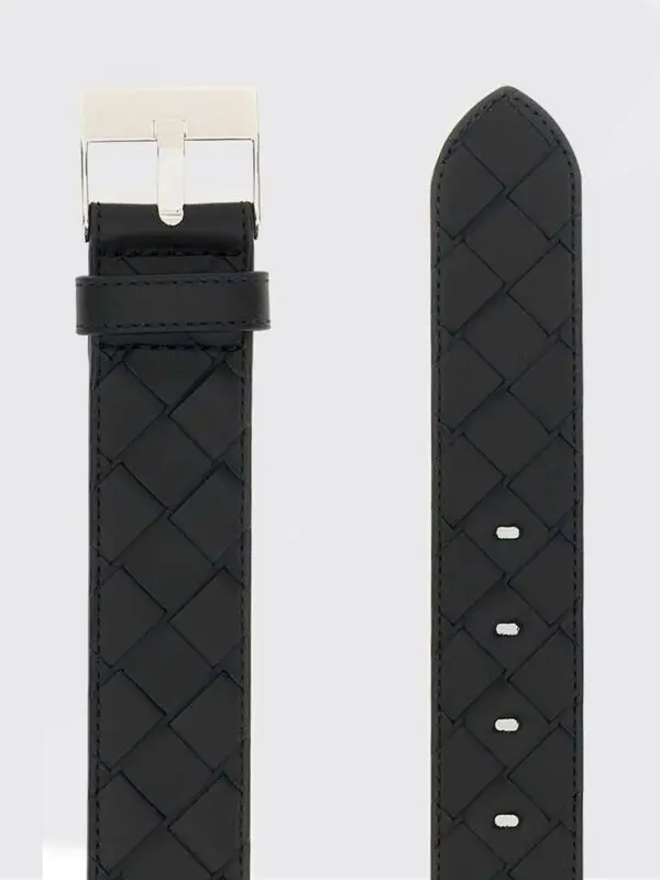 Bottega Veneta Watch Belt In Woven Leather
