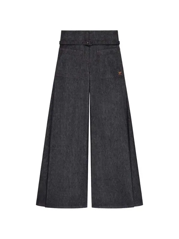 COURREGES Palazzo Pants With Belt
