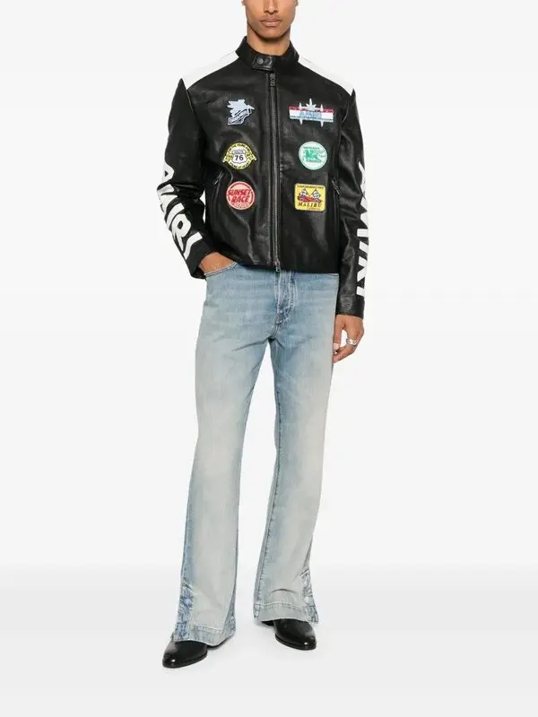 Amiri Flared Straight-leg Jeans