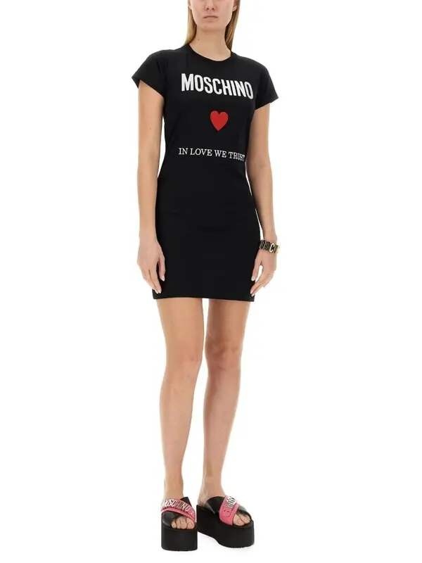 Moschino Dress With Logo