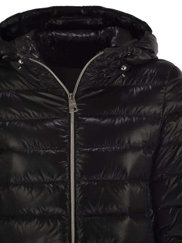 Herno A-shape Ultralight Nylon Down Jacket - Black