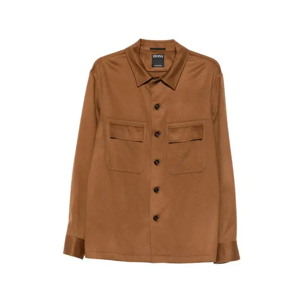 Zegna Shirts - Brown