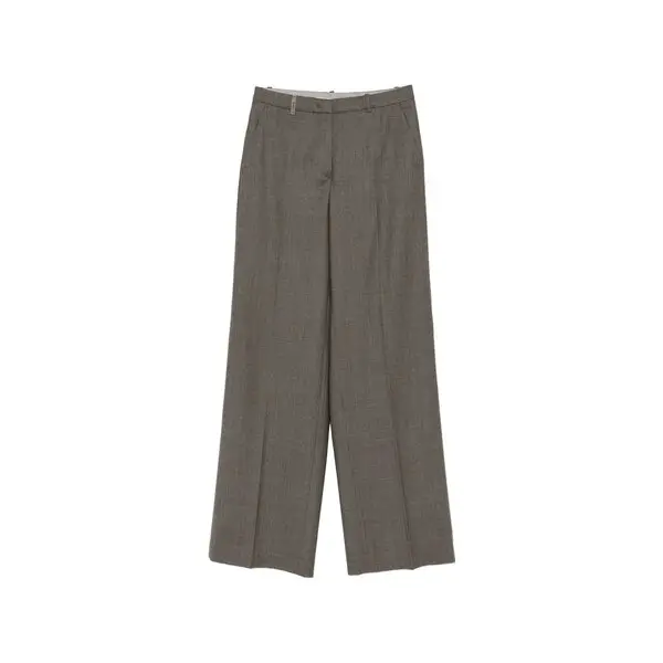 Peserico Grey Trousers Tailored Trousers