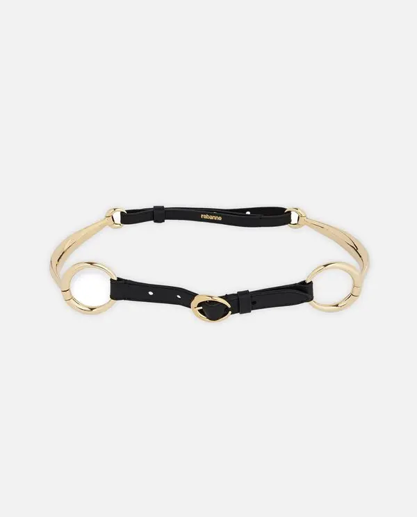 Rabanne Leather Belt - Multicolor