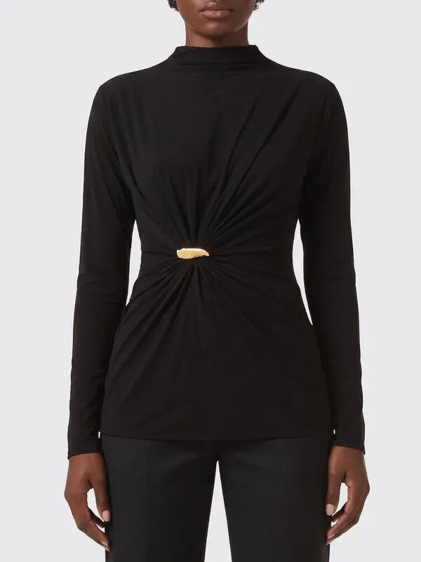 Bottega Veneta Viscose Top - Black