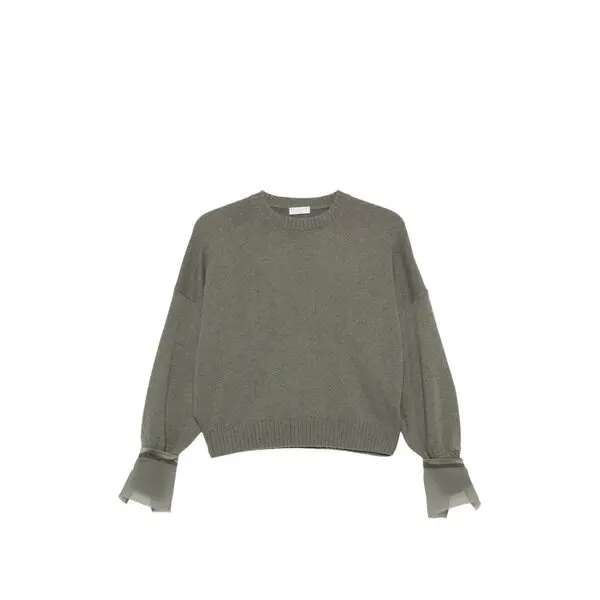 Brunello Cucinelli Grey Knitwear Jumpers - Gray