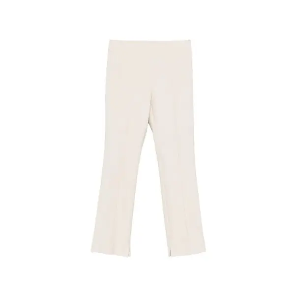 Peserico Neutrals Trousers Slim-fit Trousers - Cream