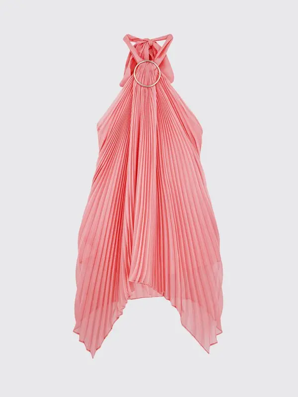 Max Mara Valzer Pleated Polyester Top