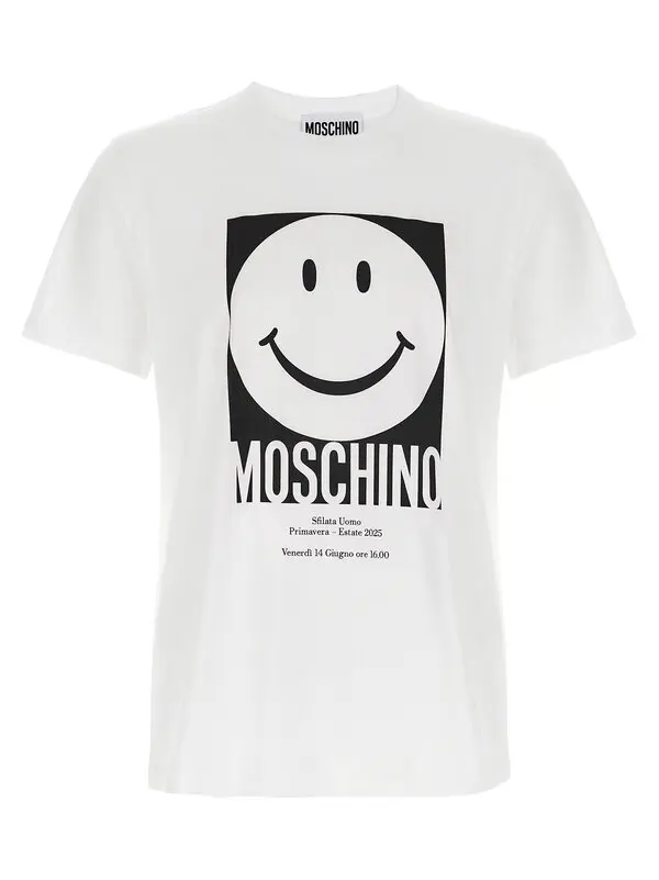 Moschino Smiley' T-shirt - White
