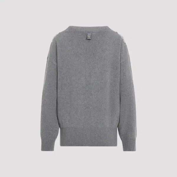 Alberta Ferretti V Neck Sweater - Multicolor