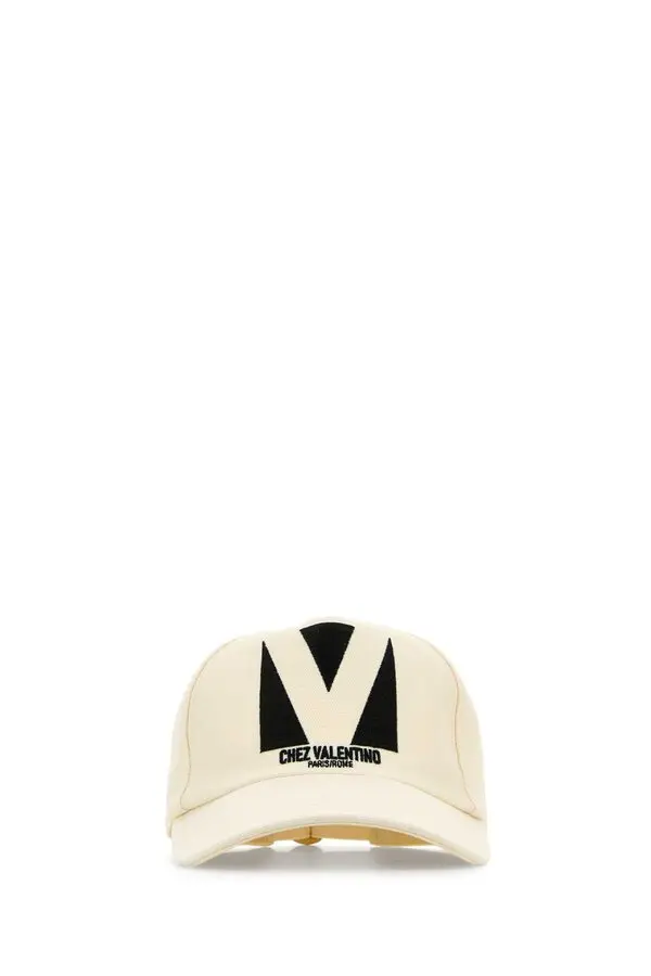 Valentino Garavani Cotton Baseball Cap - White