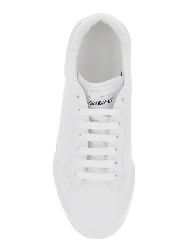 Dolce & Gabbana Portofino Light Leather Sneakers - White