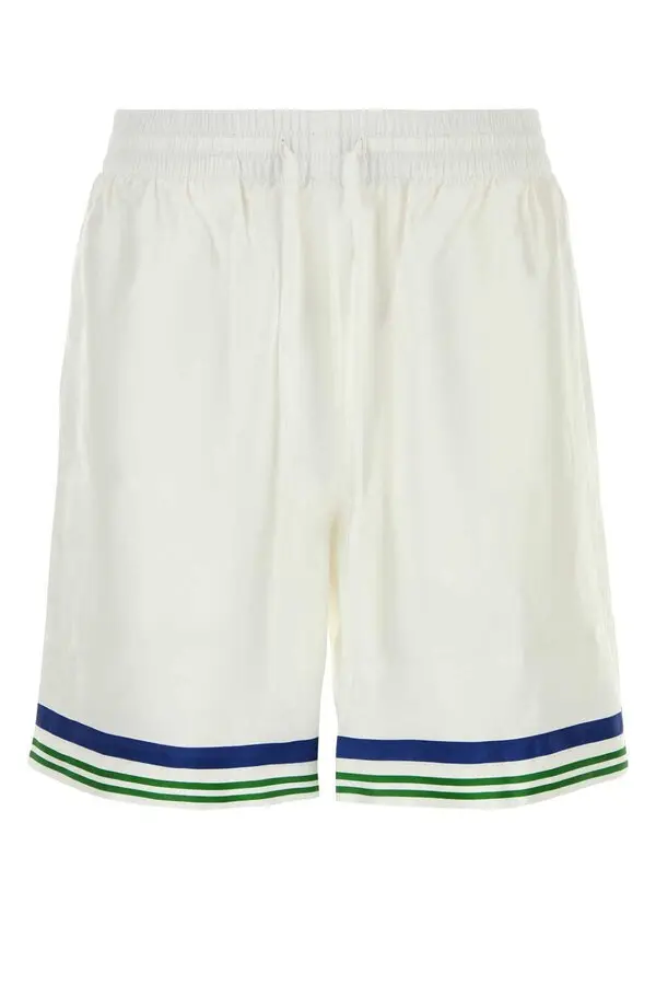 Casablanca Satin Bermuda Shorts
