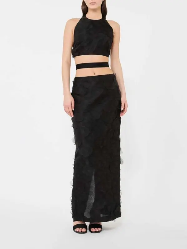 Max Mara Fitted Midi Skirt, Embellished With A 3d Jacquard Texture
