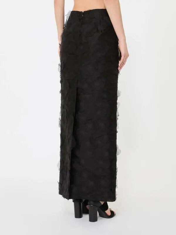 Max Mara Fitted Midi Skirt, Embellished With A 3d Jacquard Texture