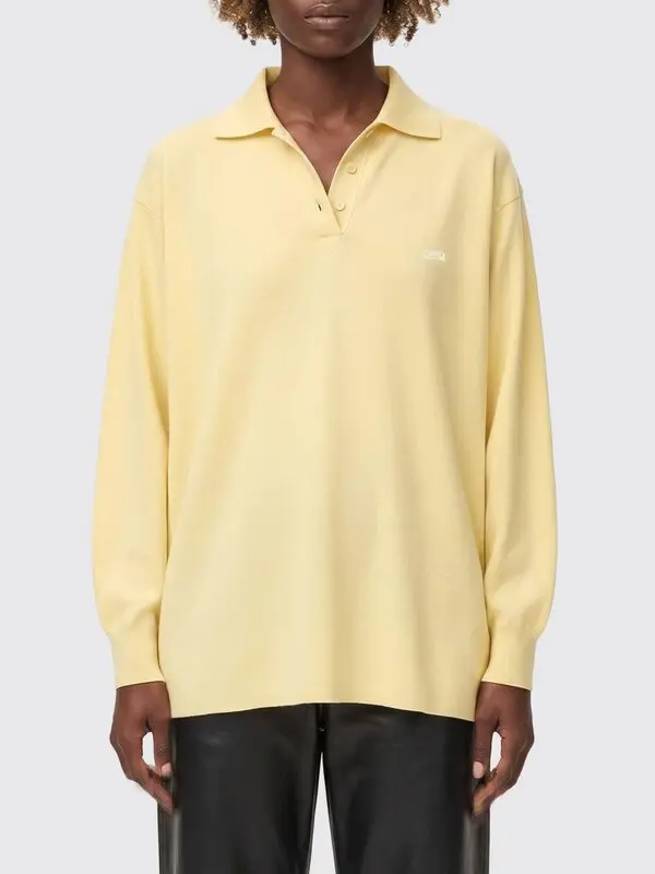 Loewe Cotton Polo Shirt With Logo - Yellow