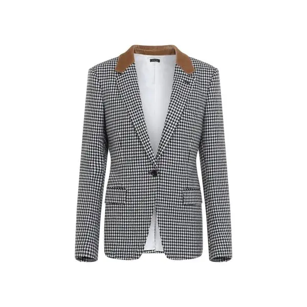 TOM FORD Pied De Poule Jacket - Black