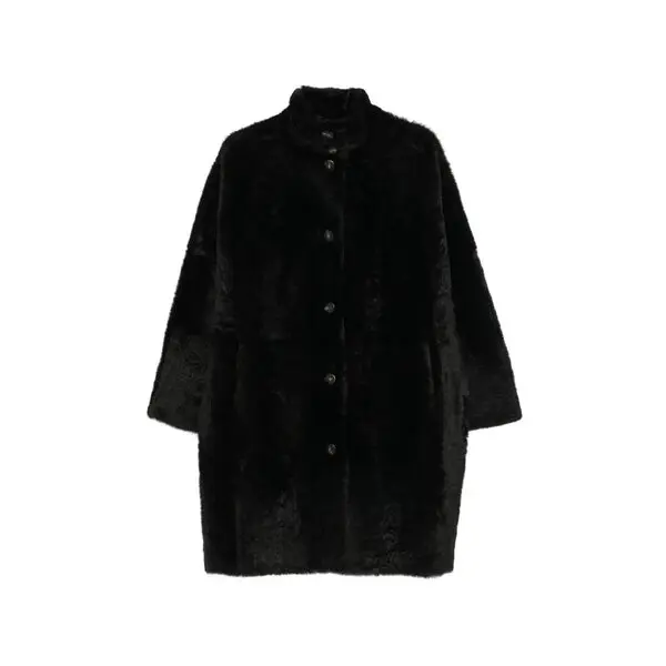 YVES SALOMON Shearling Jacket - Black