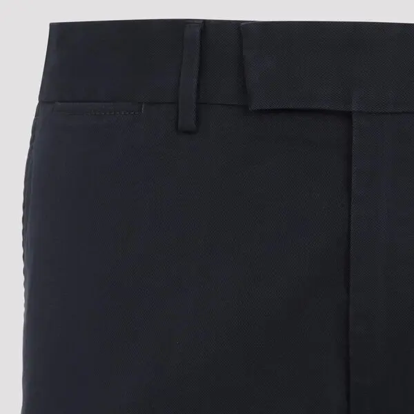 TOM FORD Stretch Cotton Chino Pants - Blue
