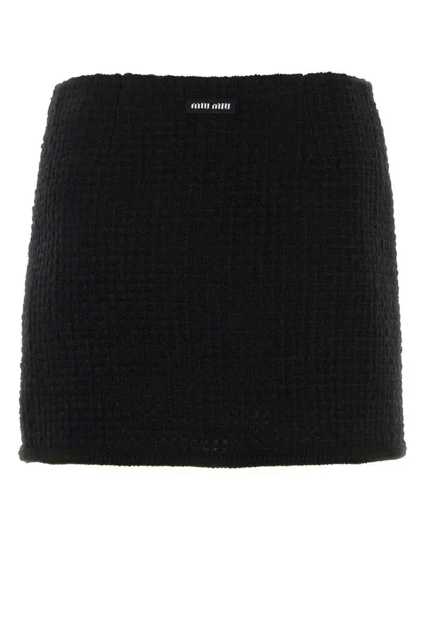 Miu Miu Boucle Mini Skirt