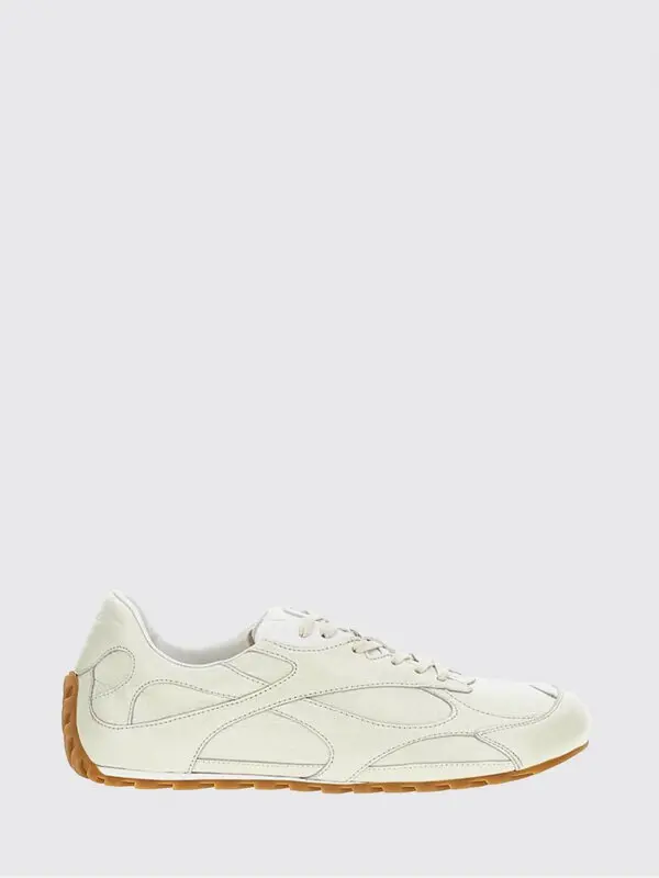 Bottega Veneta Orbit Flash Leather Sneakers - White