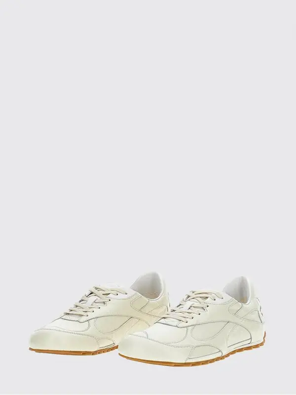 Bottega Veneta Orbit Flash Leather Sneakers - White