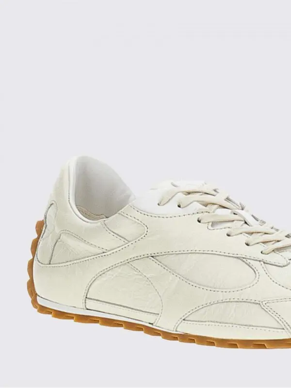 Bottega Veneta Orbit Flash Leather Sneakers - White