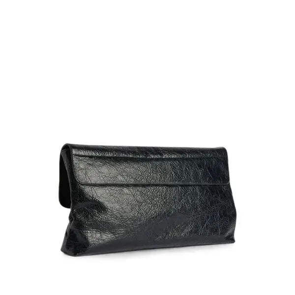 Balenciaga Lambskin Clutch - Black