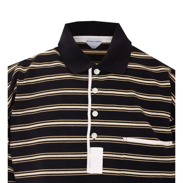 Bottega Veneta Logo Long Sleeves Polo