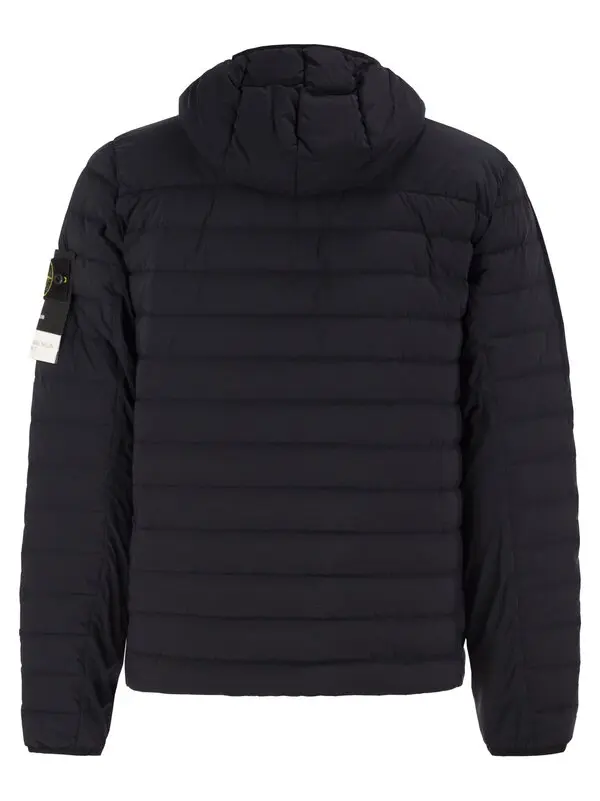 Stone Island Seamless Tunnel Down-tc Stretch Hooded Down Jacket