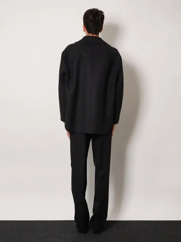 Fendi Double-breasted Wool Felt Peacoat - Multicolor
