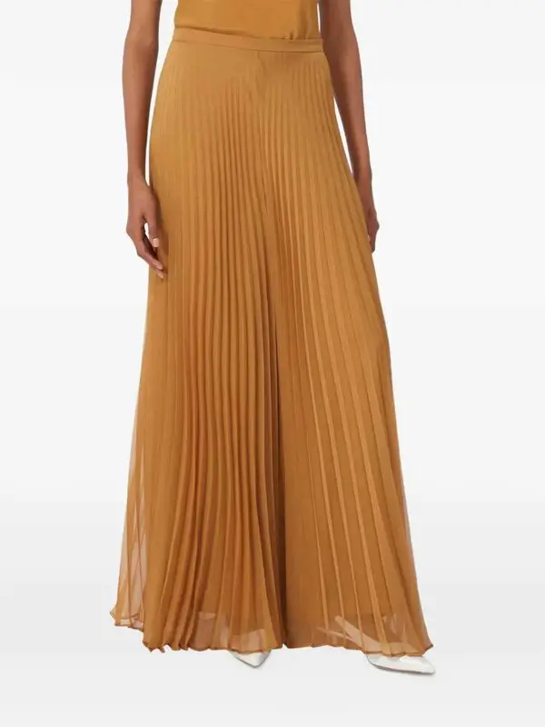 Max Mara Pleated Trousers - Brown