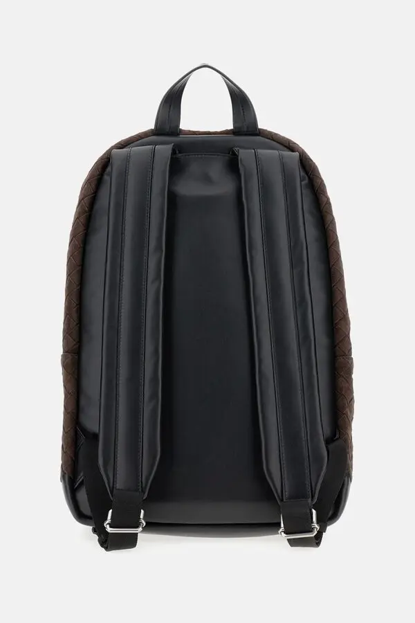 Bottega Veneta Intrecciato Suede Backpack - Multicolor