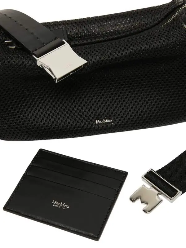 Max Mara Micro Handbag In Technical Mesh