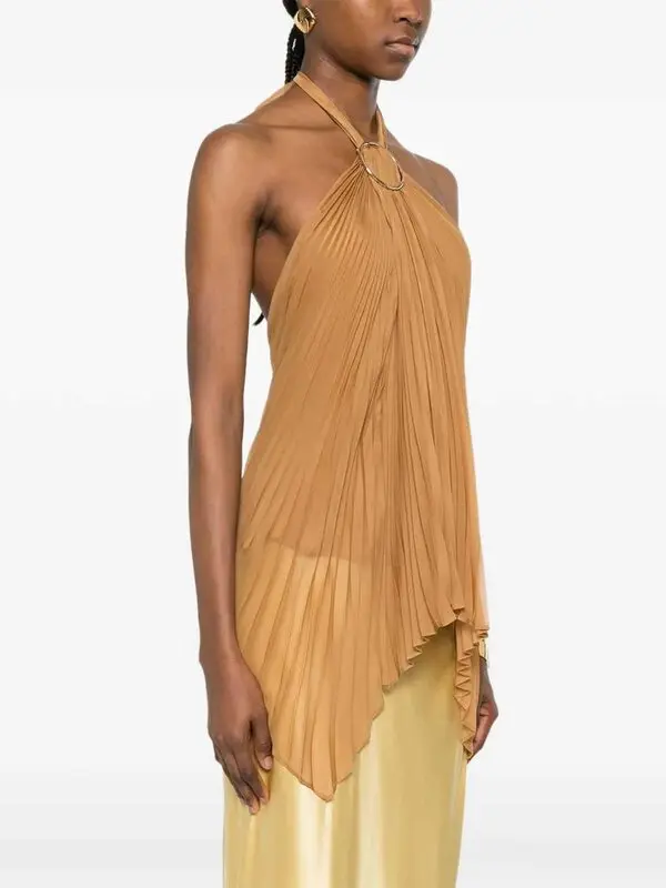 Max Mara Mxevalzer Ring-pleated Top