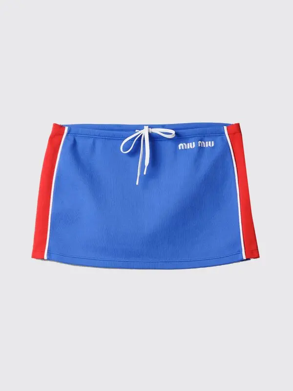 Miu Miu Recycled Polyester Mini Skirt