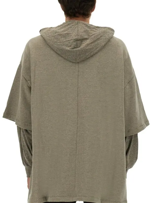 Rick Owens Tommy Hustler Hoodie - Gray