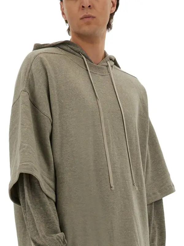 Rick Owens Tommy Hustler Hoodie - Gray