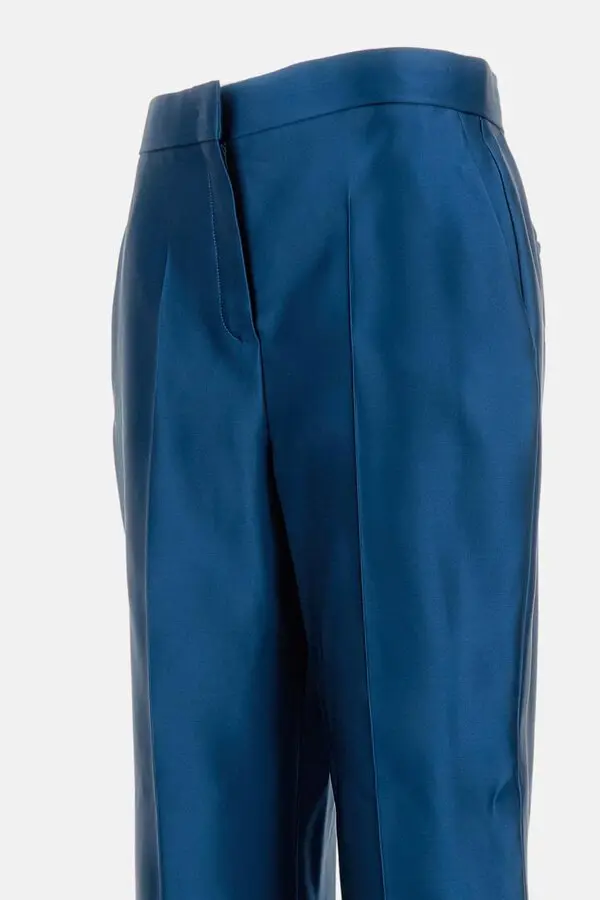 Fendi Tailored Silk Trousers - Multicolor