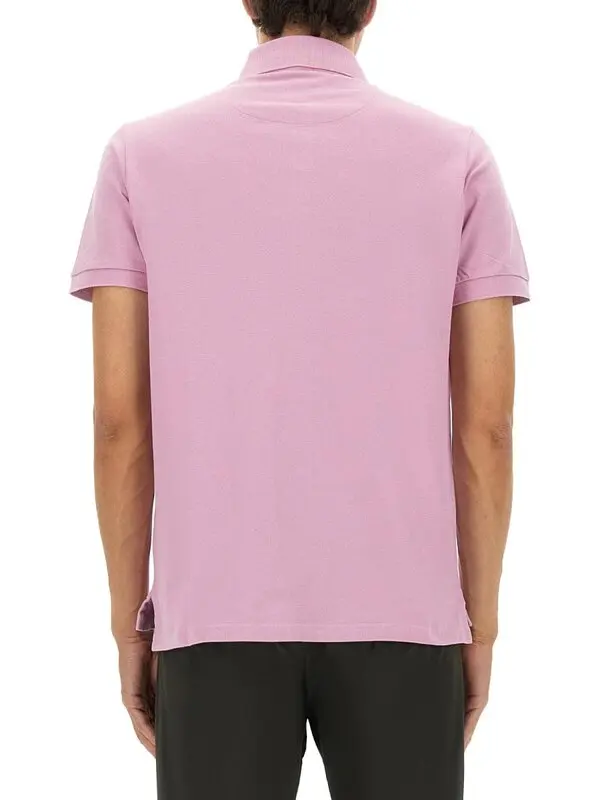Etro Cotton Polo Shirt With Pegasus