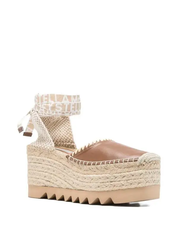 Stella McCartney Gaia Women`s Wedge Sandal With Back Strap