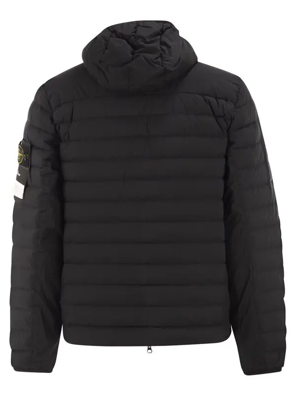 Stone Island Seamless Tunnel Down-tc Stretch Hooded Down Jacket