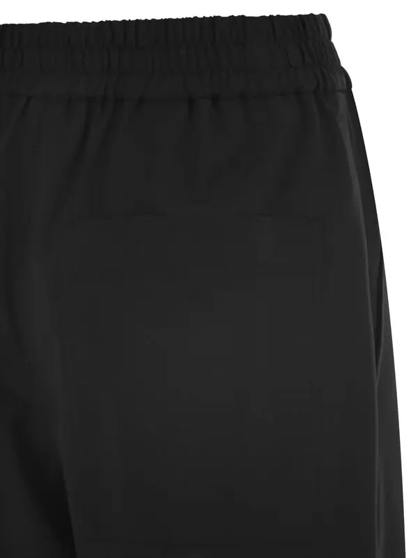 Brunello Cucinelli Stretch Virgin Wool Fluid Trousers