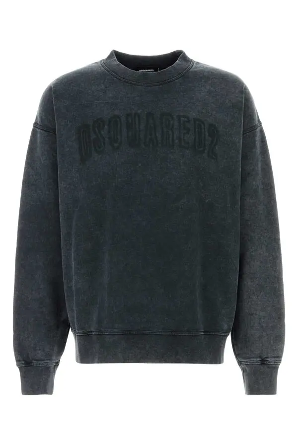 Dsquared2 Graphite Cotton Sweatshirt