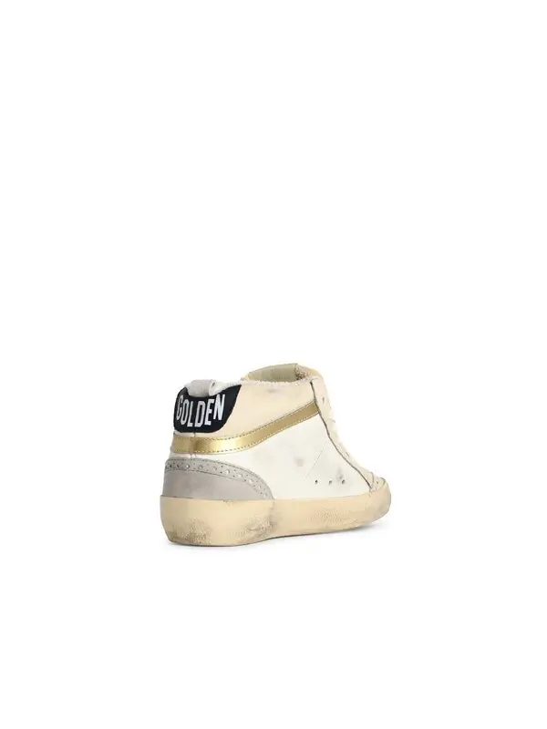 GOLDEN GOOSE Mid Star Double Quarter Pele Sneakers