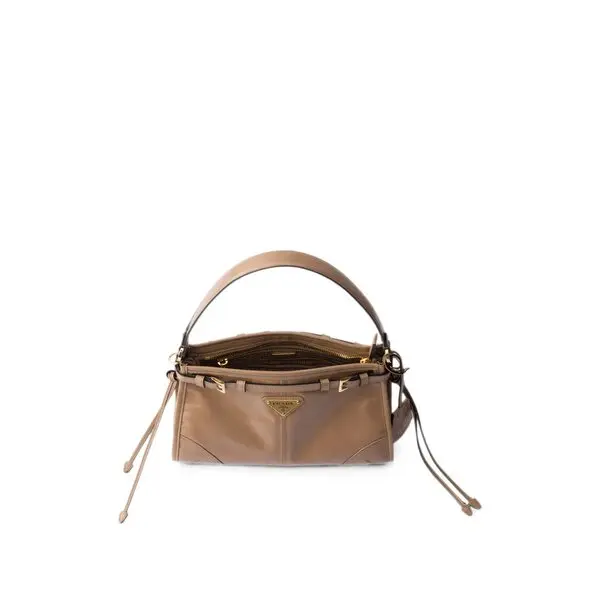 Prada Neutrals Shoulder Bags
