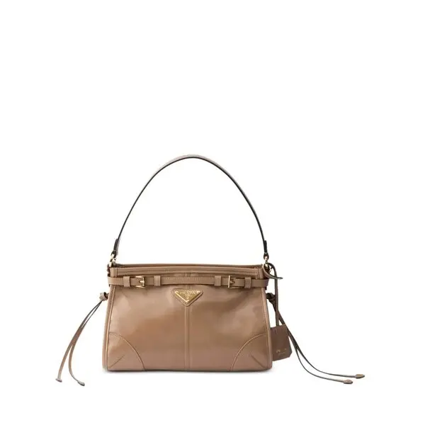 Prada Neutrals Shoulder Bags - Cream