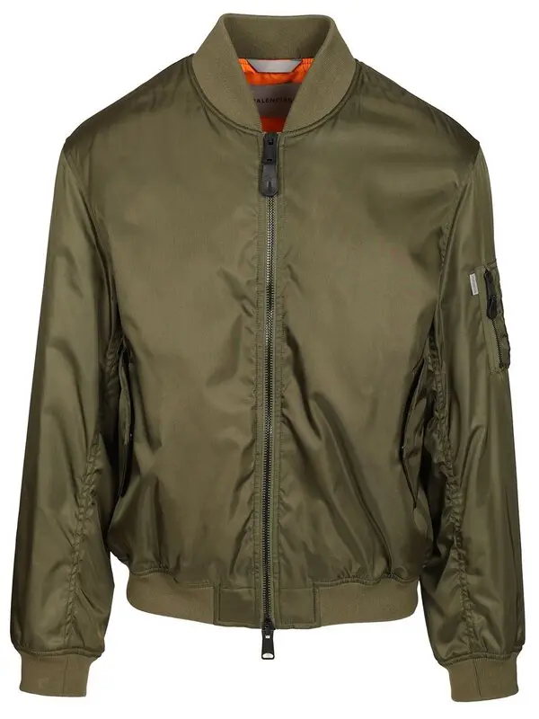 Balenciaga Bomber Jacket With Pockets