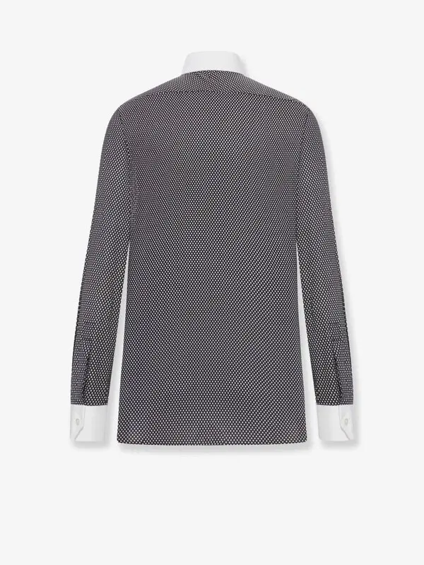TOM FORD Microfantasy Cotton Shirt
