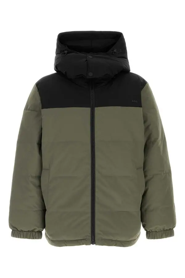 A.p.c. Sage Stretch Polyester Reversible Padded Jacket